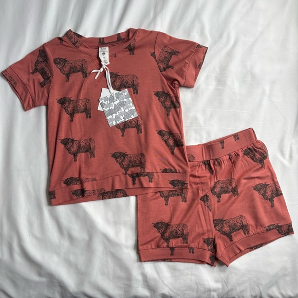 kate quinn | Matching Sets | Nwt Kate Quinn Highland Cow Bamboo Set ...